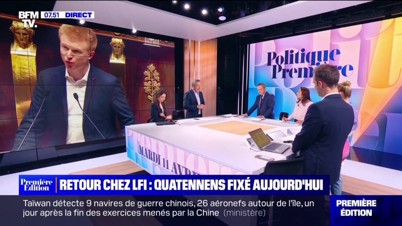 ÉDITO - Adrien Quatennens va-t-il réintégrer le groupe LFI à l ...