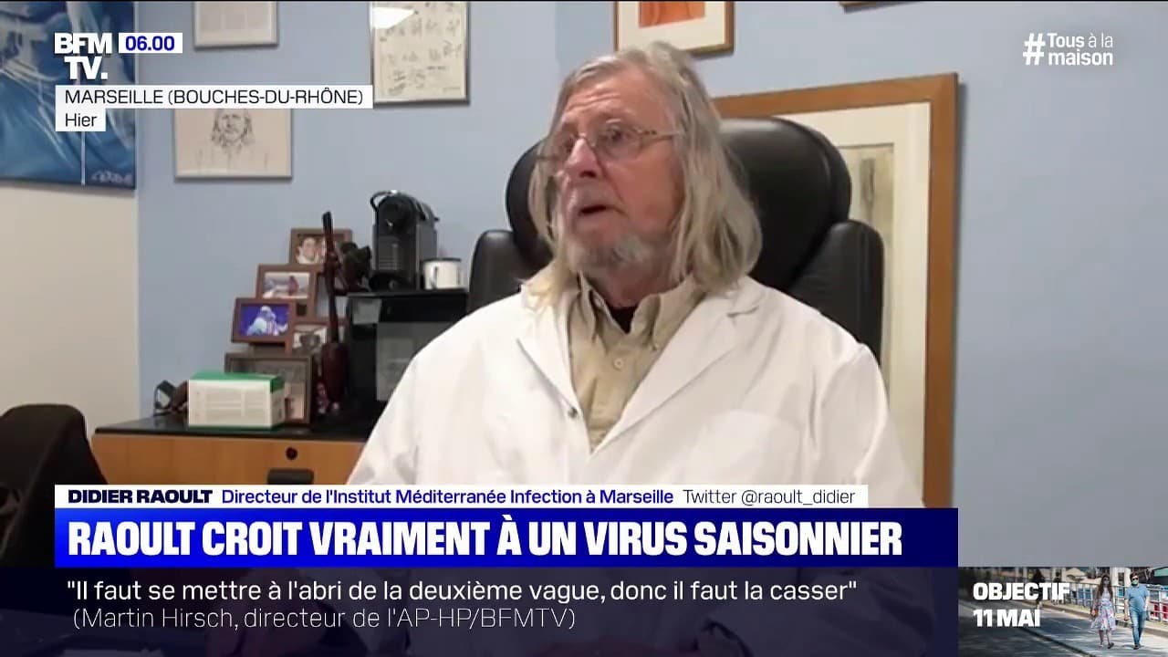 Coronavirus: le Pr Raoult estime "possible" qu'il n'y ait plus de cas ...
