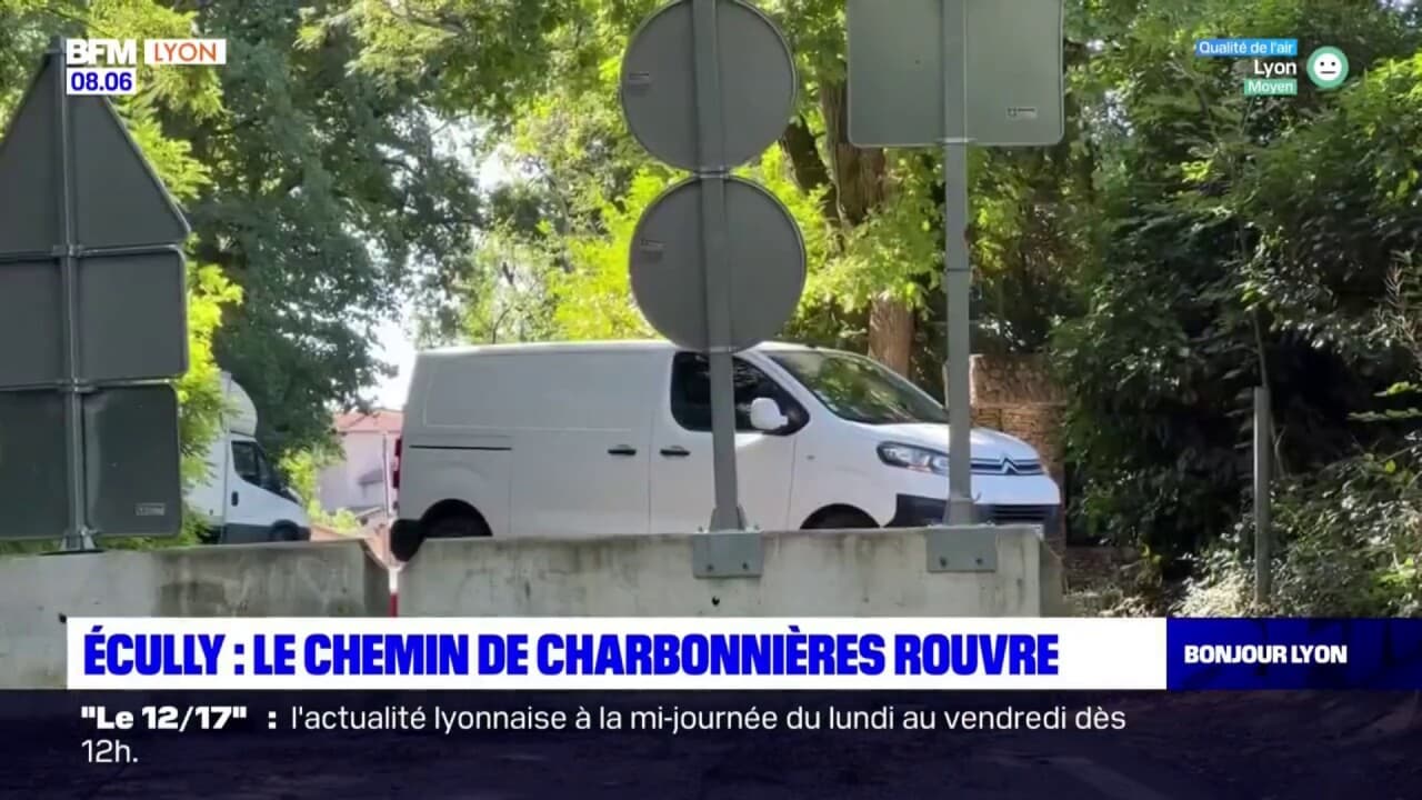 Ecully: le chemin des Charbonnières rouvre enfin