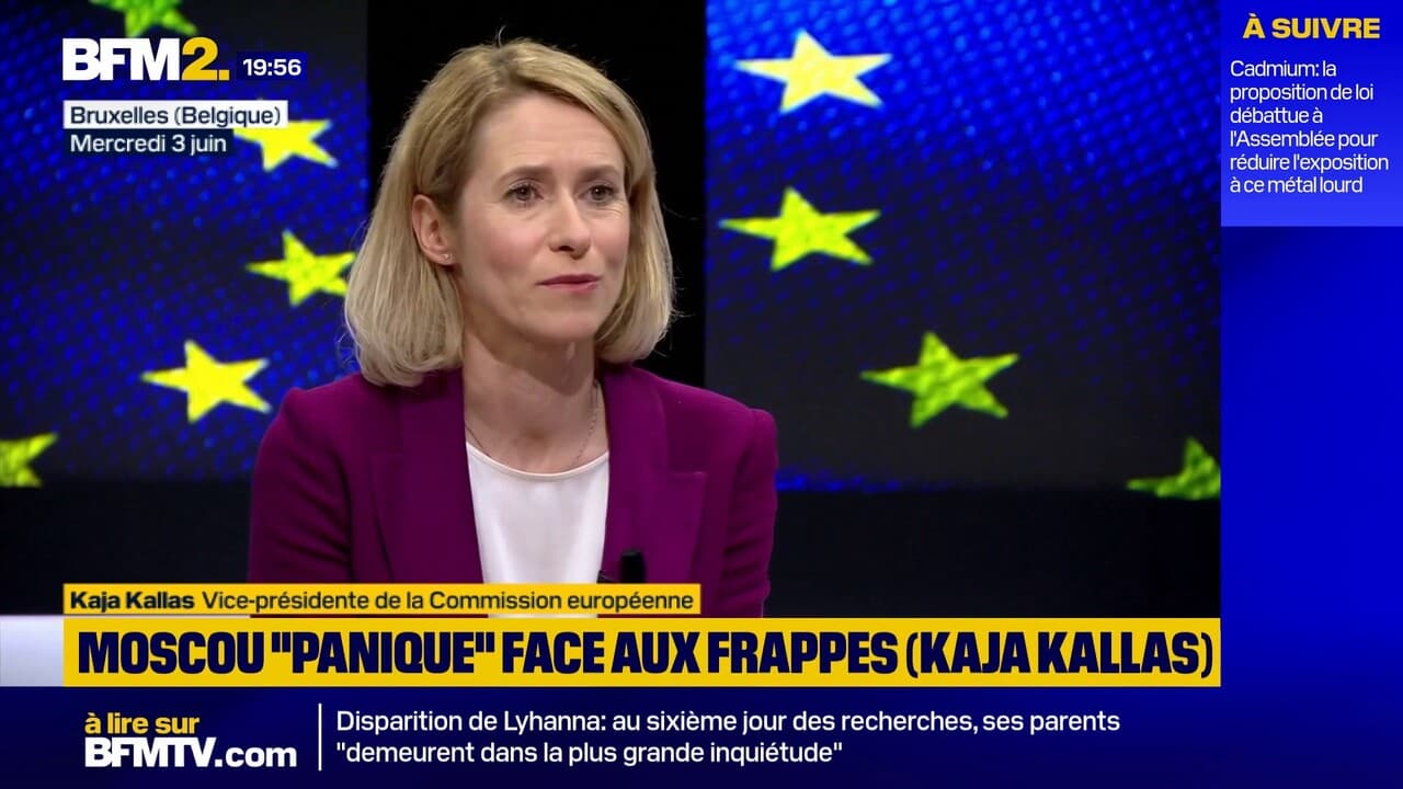 "Moscou panique": Kaja Kallas réagit aux récentes attaques de drones ...