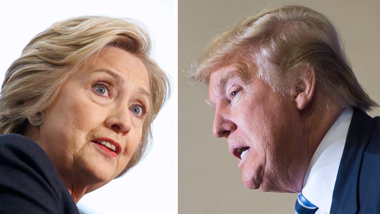 Présidentielle américaine: un sondage donne Trump gagnant face à Clinton