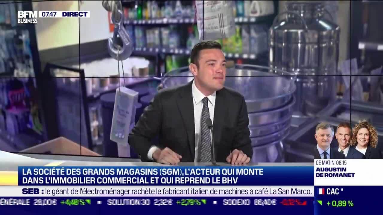 Frédéric Merlin (SGM) : La jeune foncière SGM rachète le BHV aux ...