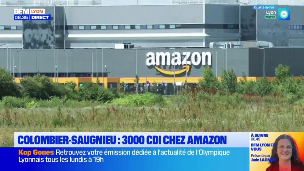 Colombier-Saugnieu : Amazon investit dans le Rhône avec 3000 CDI à pourvoir
