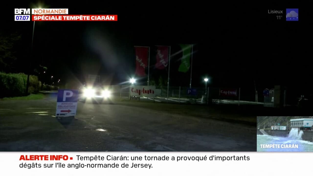Tempête Ciaran: deux campings évacués dans le Calvados