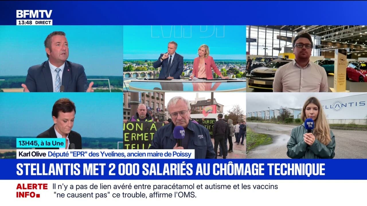 Usine Stellantis de Poissy fermée pendant trois semaines: "Nous le ...