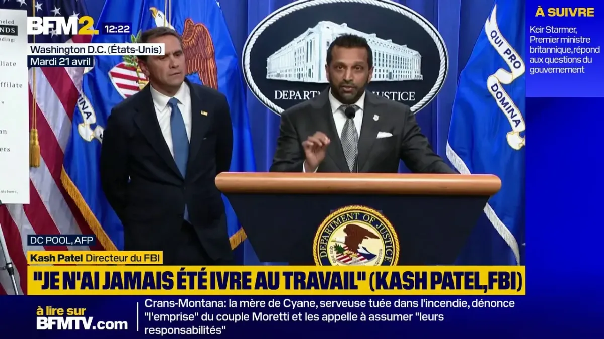 "Je n'ai jamais été ivre au travail", déclare le directeur du chef du ...