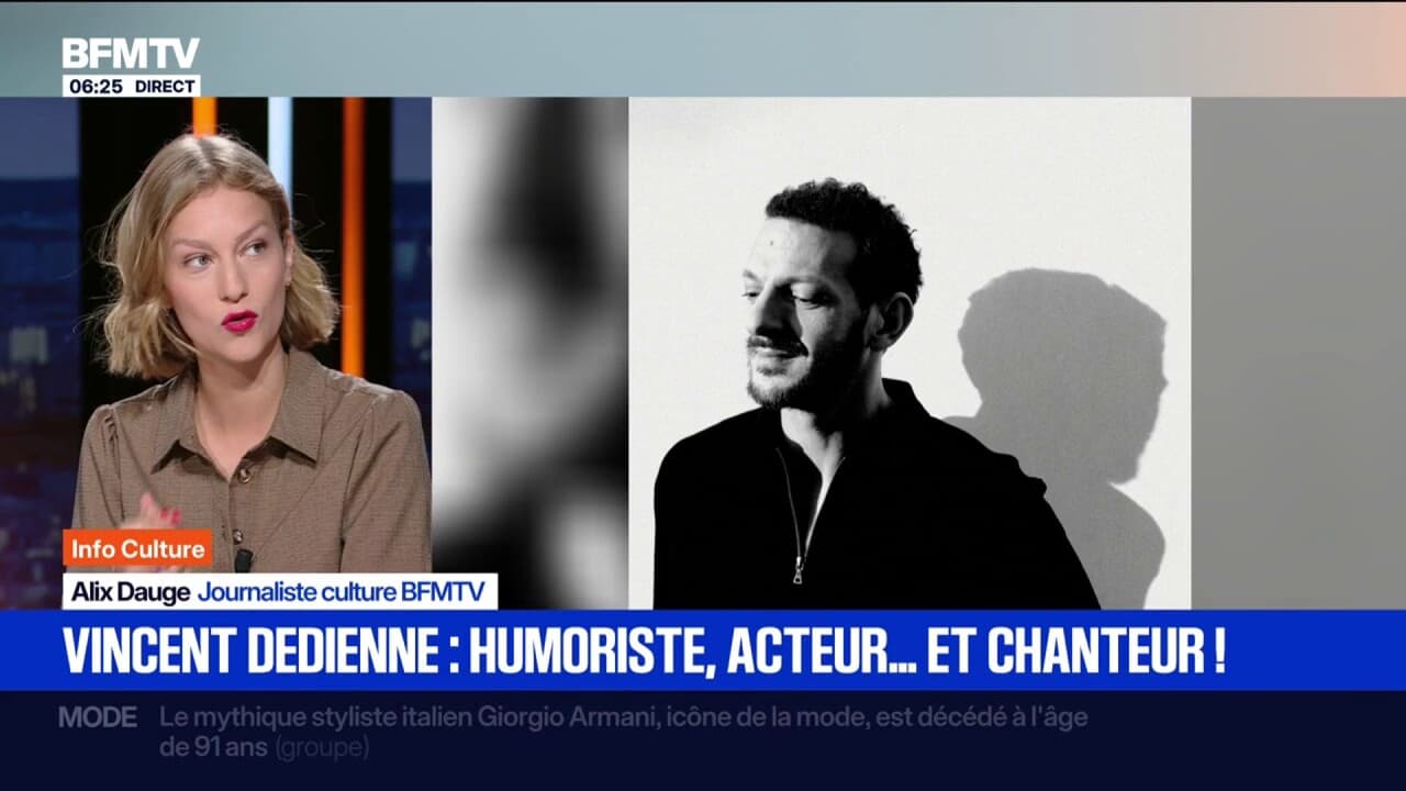 Signé BFM - L'humoriste et acteur Vincent Dedienne se lance dans la musique avec son premier ...