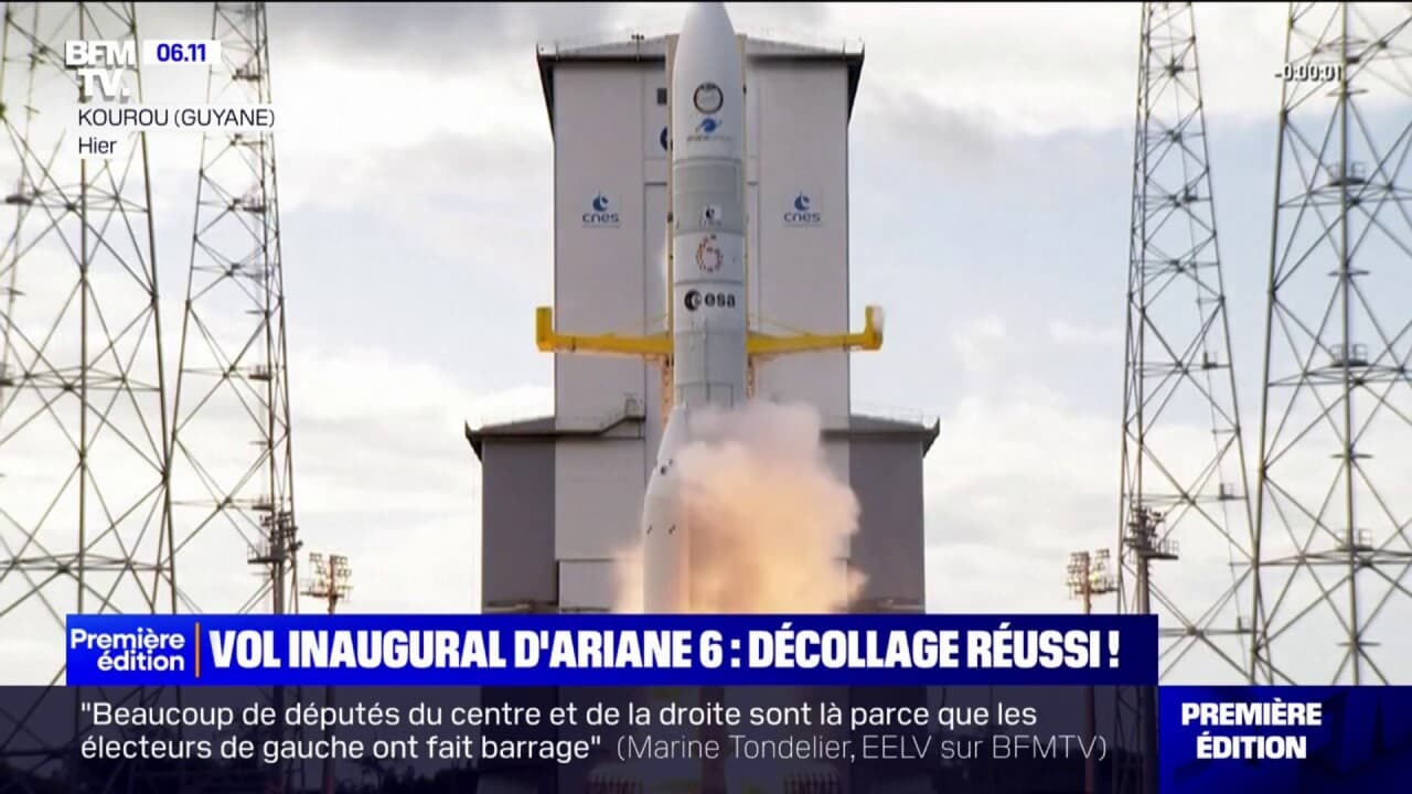 Espace: décollage réussi pour le vol inaugural de la fusée européenne ... Espace: décollage réussi pour le vol inaugural de la fusée européenne ...