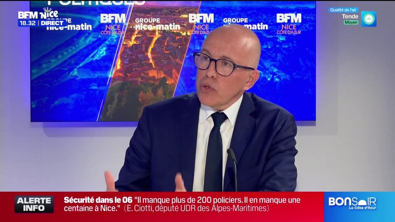 Nice: Éric Ciotti a peu d'espoir dans le nouveau gouvernement pour la ...