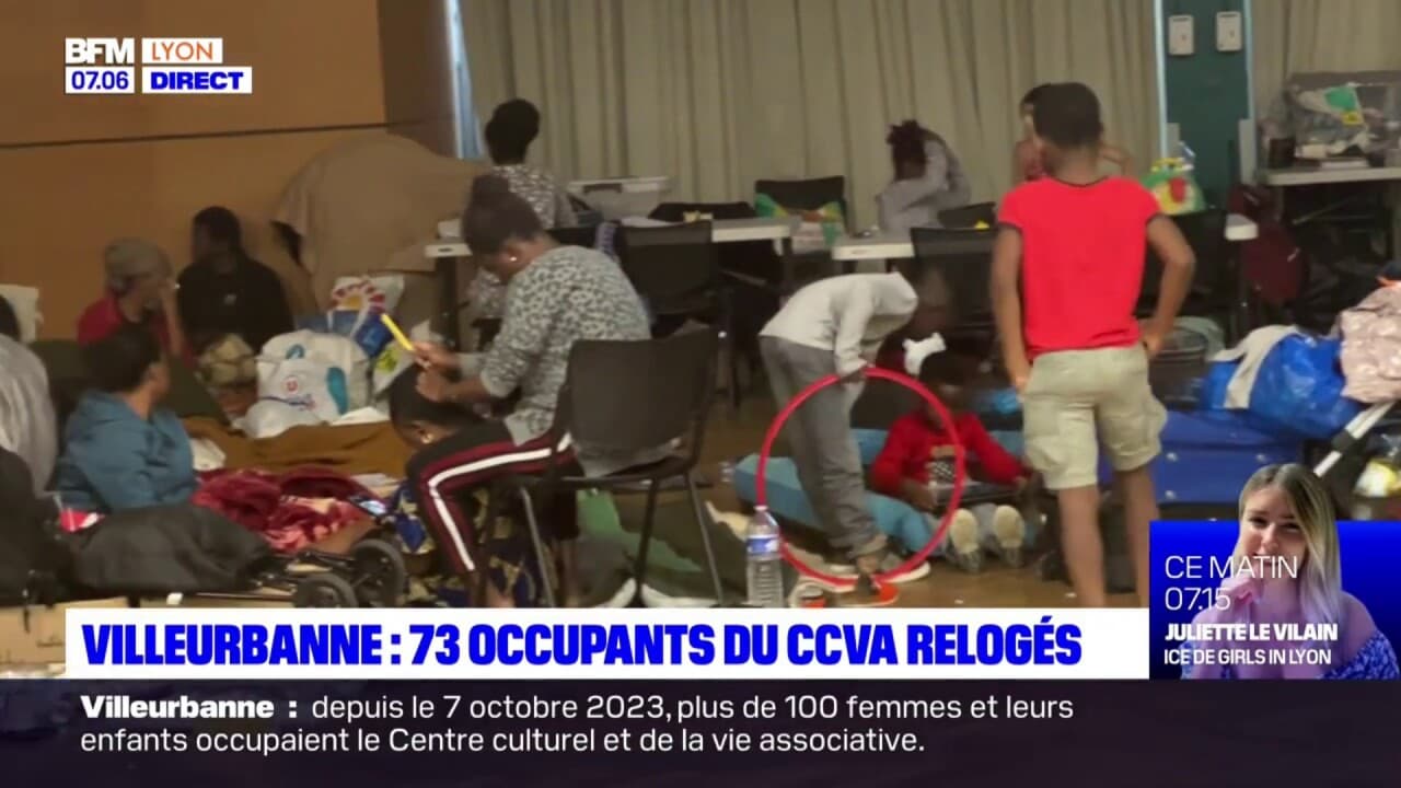 Villeurbanne: 73 occupants du CCVA relogés