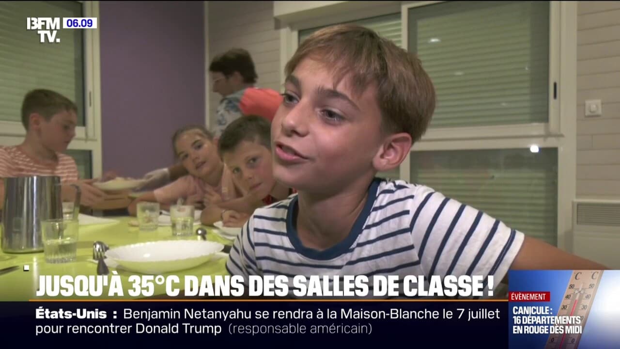 "C'est compliqué de se concentrer": avec plus de 30°C dans cette salle ...