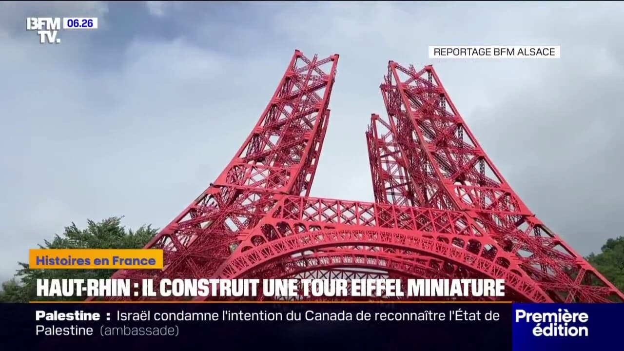 Haut Rhin Ce Passionn Construit Une R plique Miniature De La Tour haut-rhin-ce-passionn-construit-une-r-plique-miniature-de-la-tour