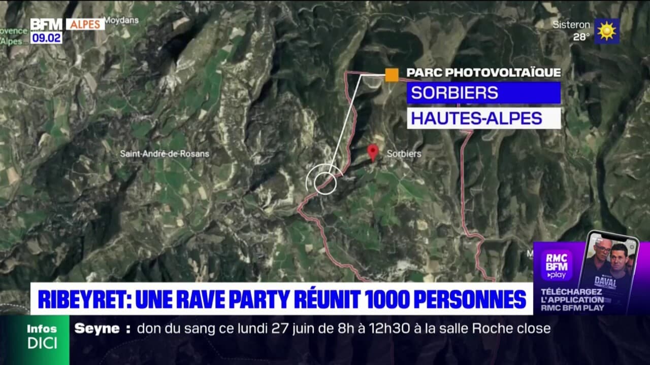 Hautes-Alpes: 1000 personnes réunies pour une rave party à Ribeyret