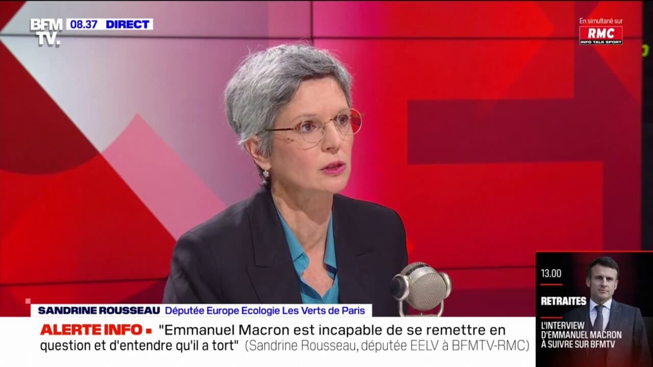 Sandrine Rousseau s'inquiète de l'avenir des jeunes: "Pour faire de l'argent, on est en capable ...