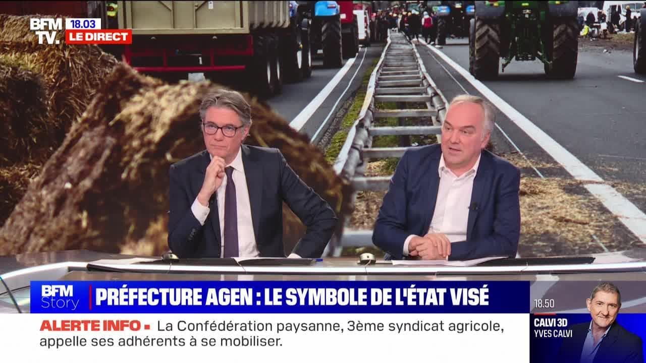 Story 2 : Préfecture d'Agen, le symbole de l'État visé - 24/01 Story 2 : Préfecture d'Agen, le symbole de l'État visé - 24/01