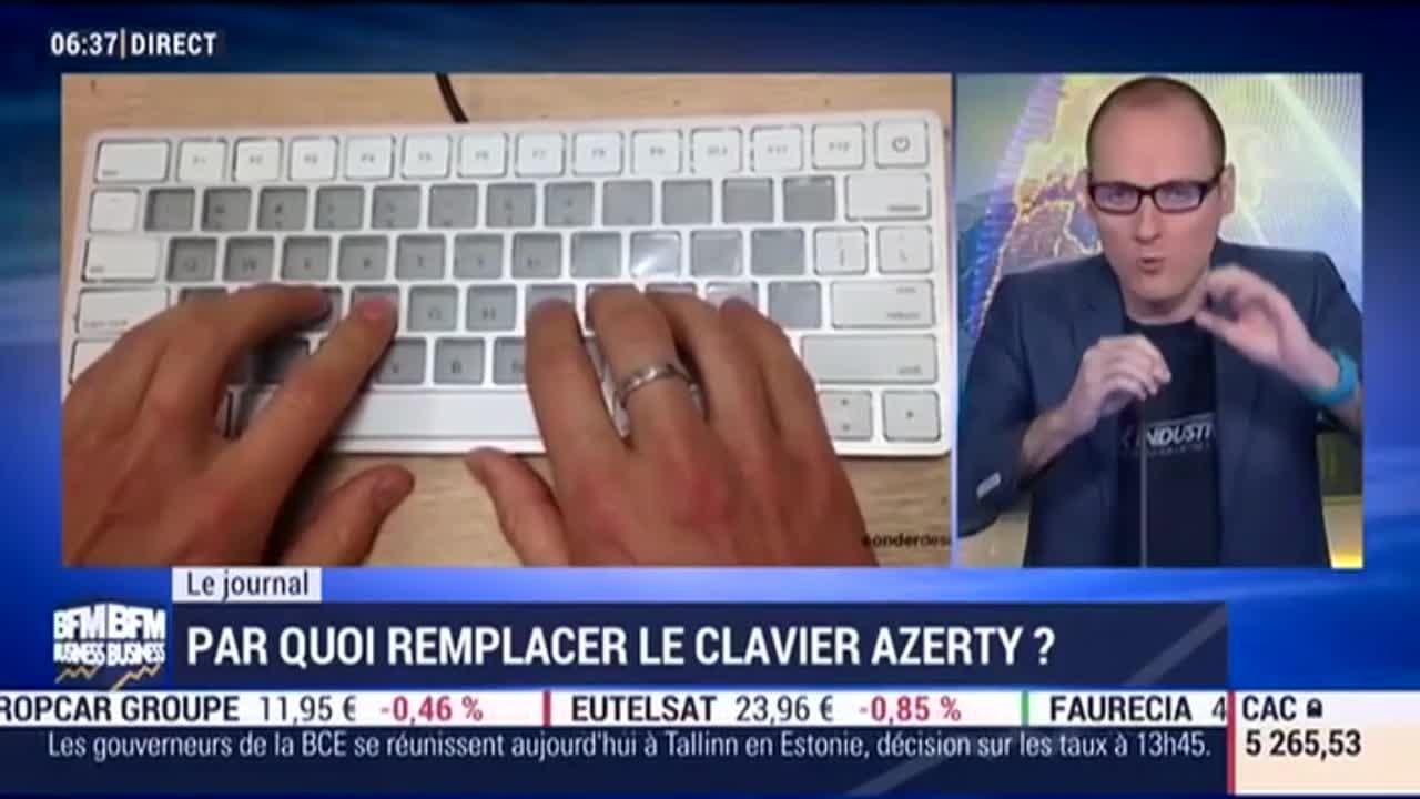 Anthony Morel : la fin du clavier Azerty