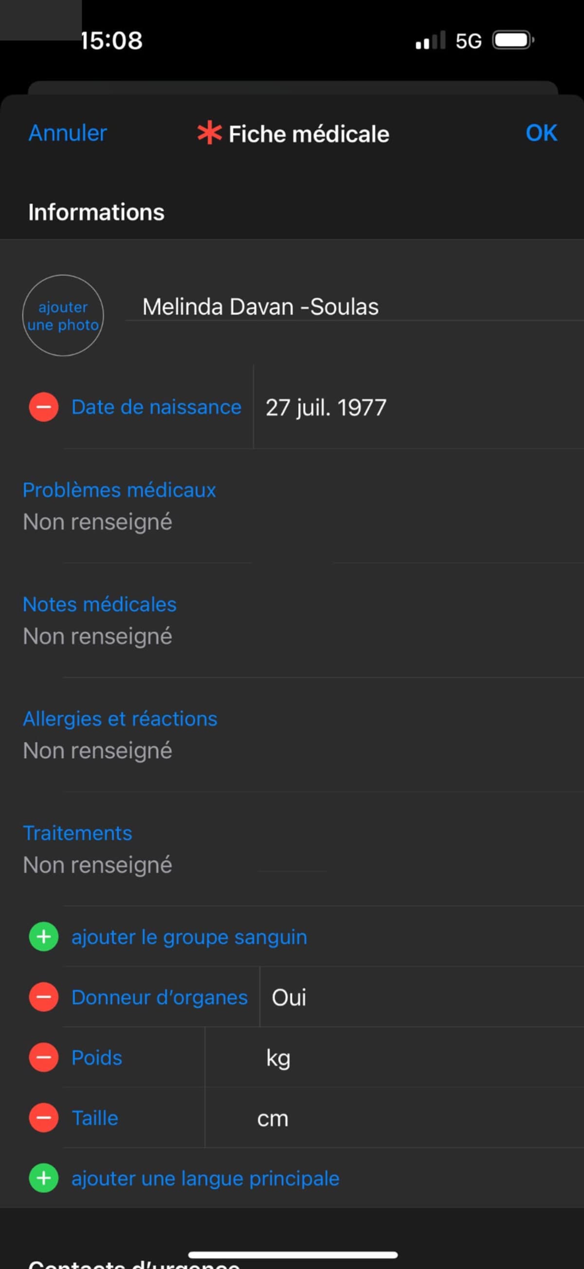 Indispensable en cas d'urgence: comment bien paramétrer sa fiche ...
