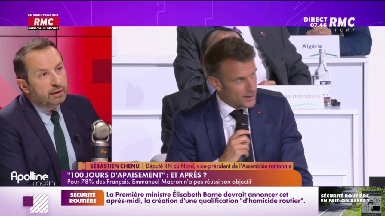 Chenu : "Emmanuel Macron n'a rien à dire et n'a rien compris"