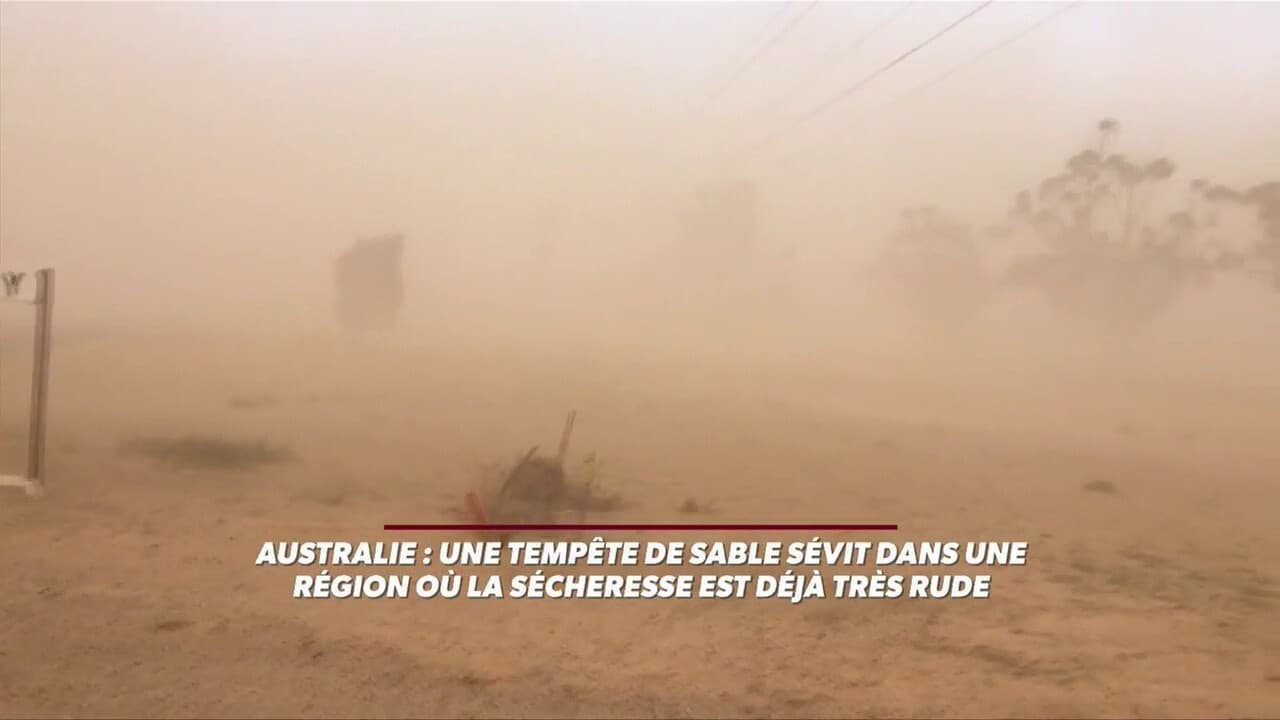 Au coeur d'une tempête de sable en Australie