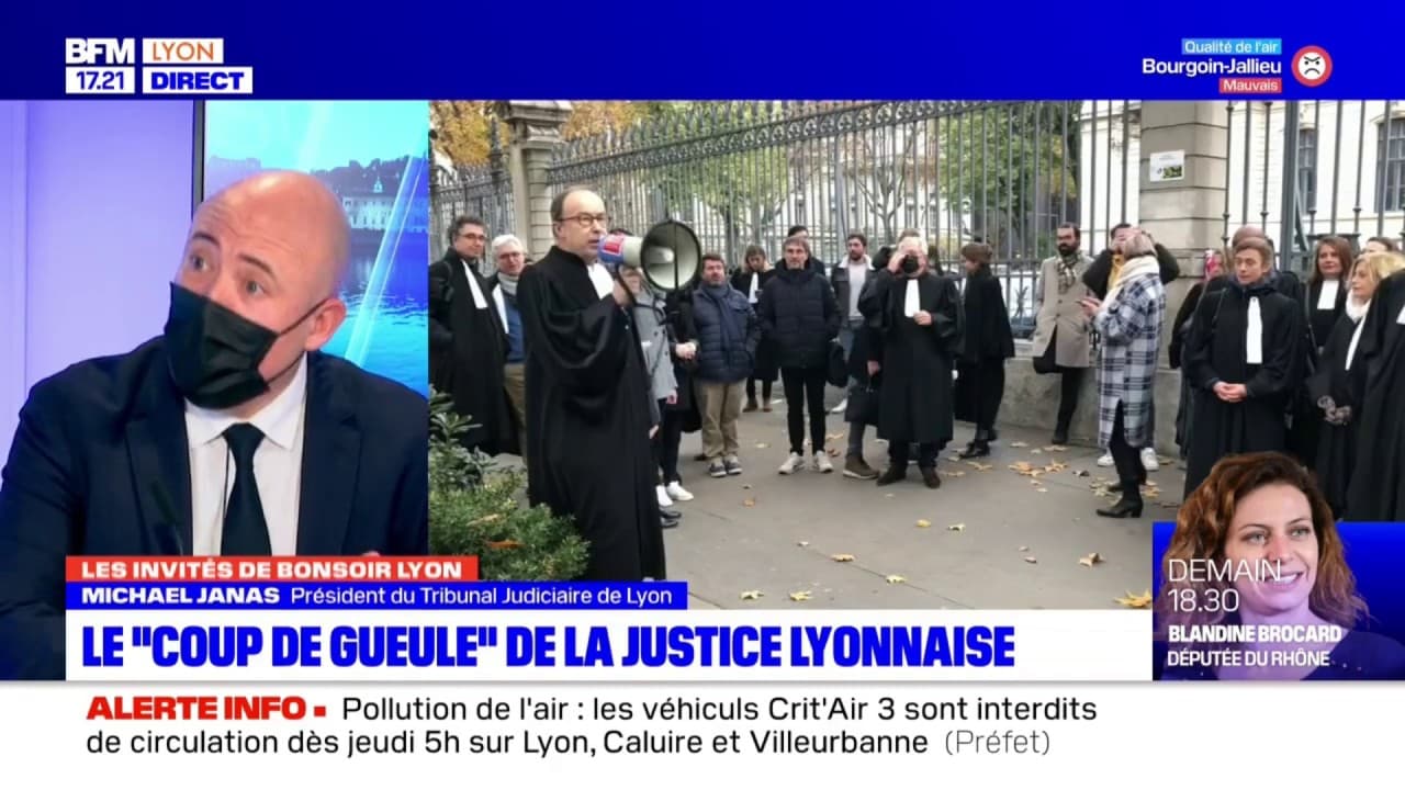 Les invités de Bonsoir Lyon : Michel Janas, président du TJ de Lyon et ...