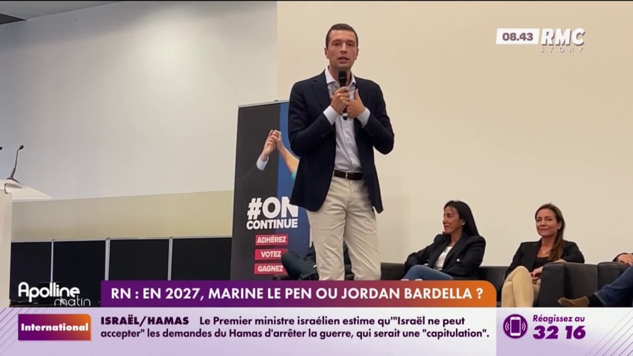 RN : en 2027, Marine Le Pen ou Jordan Bardella