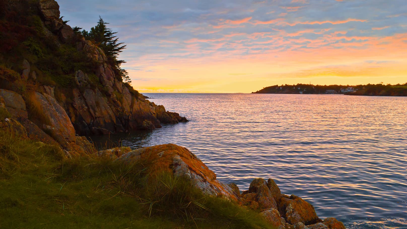 Le phytoplancton colore la mer en orange en Bretagne