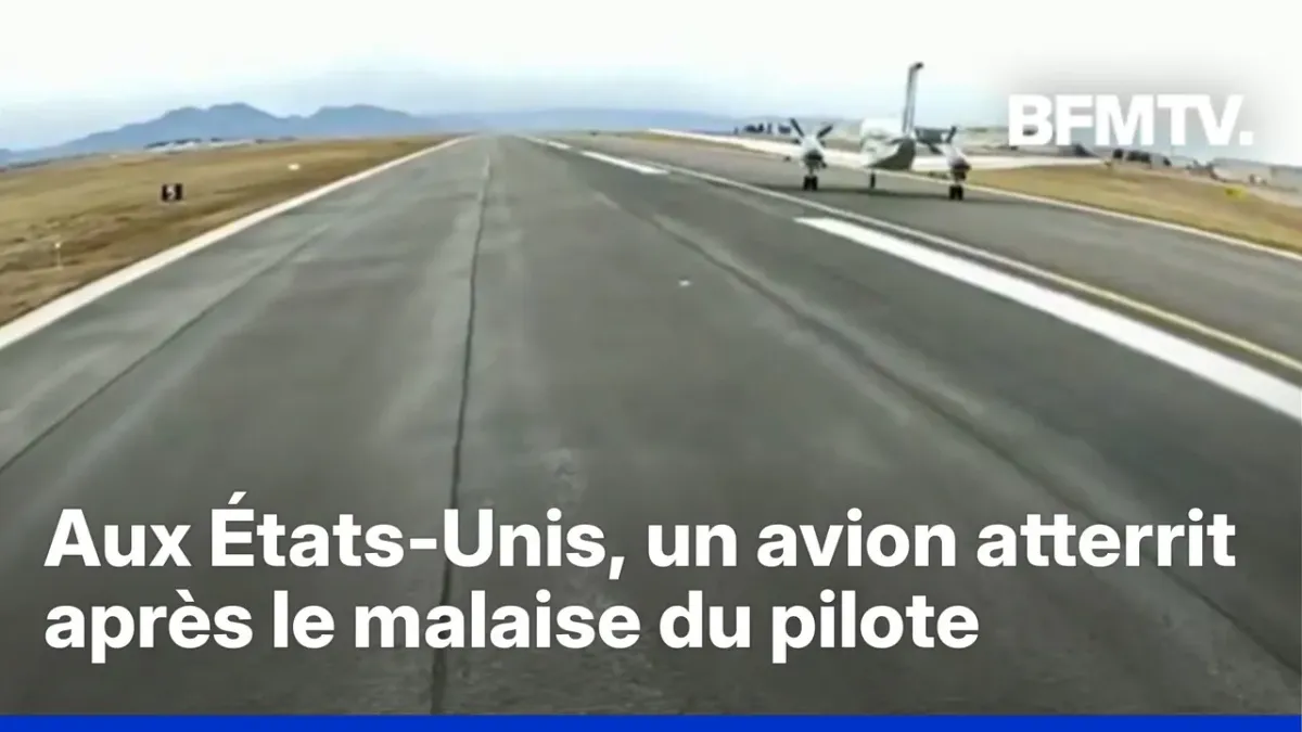 Aux États-Unis, un avion atterrit tout seul après le malaise de son pilote