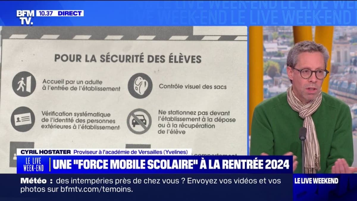 "Ça ne remplace pas le quotidien", estime Cyril Hostater, proviseur à l ...