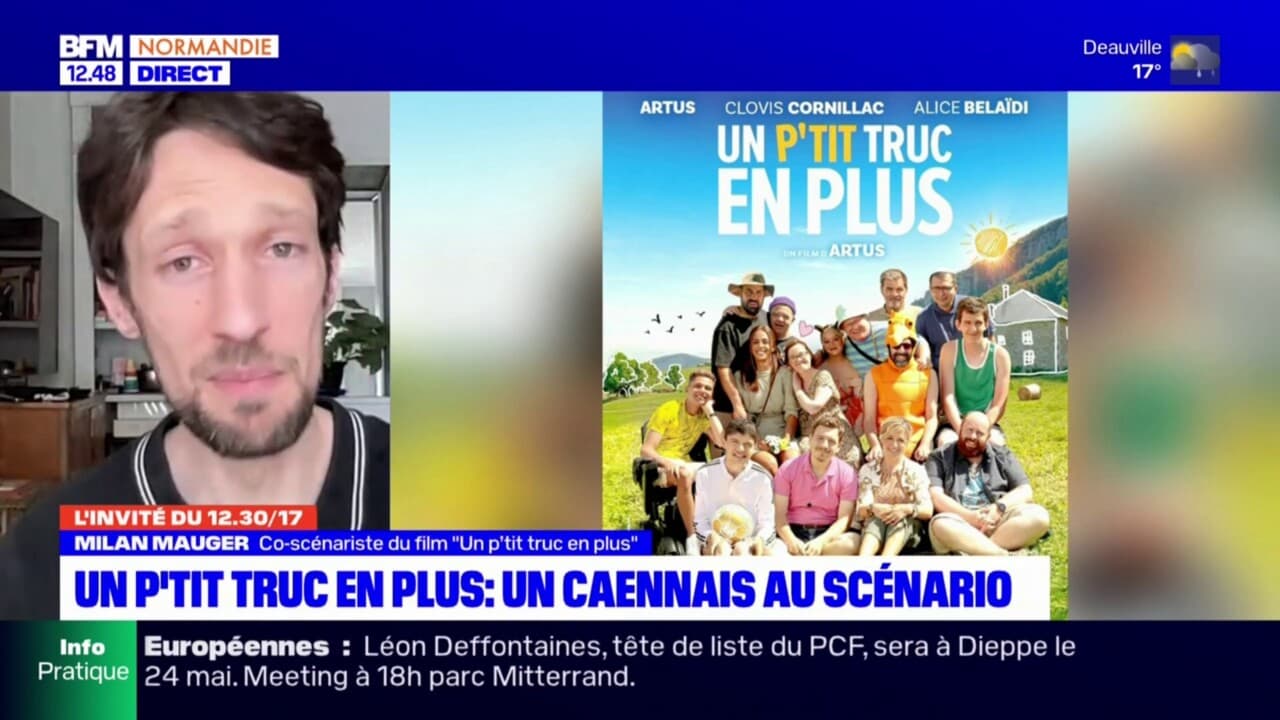 Caen: Milan Mauger, co-scénariste du film "Un p'tit truc en plus"