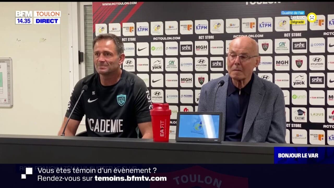 Top 14: Franck Azéma quittera le RCT pour Perpignan à l'intersaison