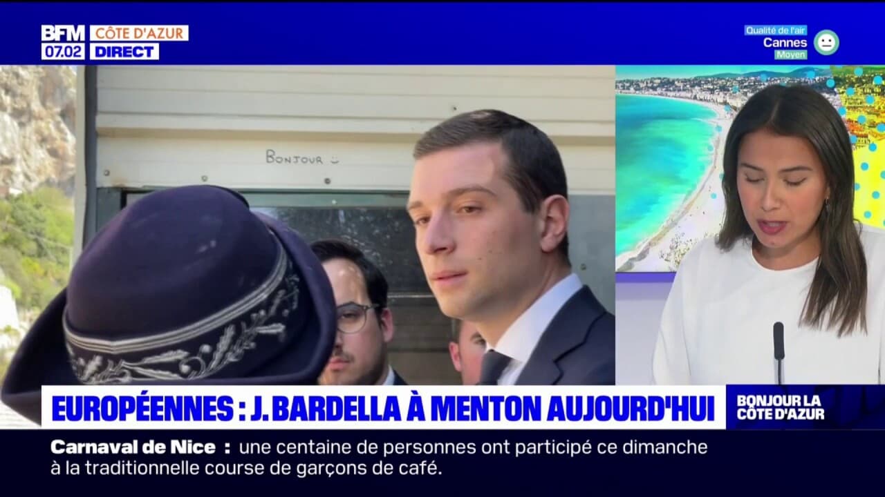 Jordan Bardella attendu à Menton avec l'ancien patron de Frontex ...