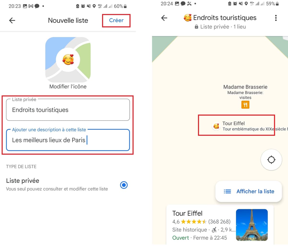 Comment personnaliser vos lieux préférés avec un émoji sur Google Maps