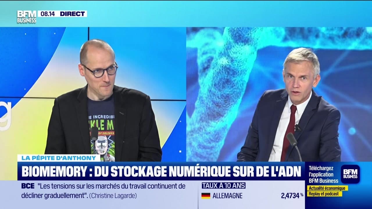 La pépite d’Anthony : Biomemory, du stockage numérique sur de l'ADN ...