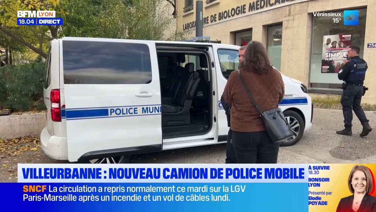 Villeurbanne : nouveau camion de police mobile