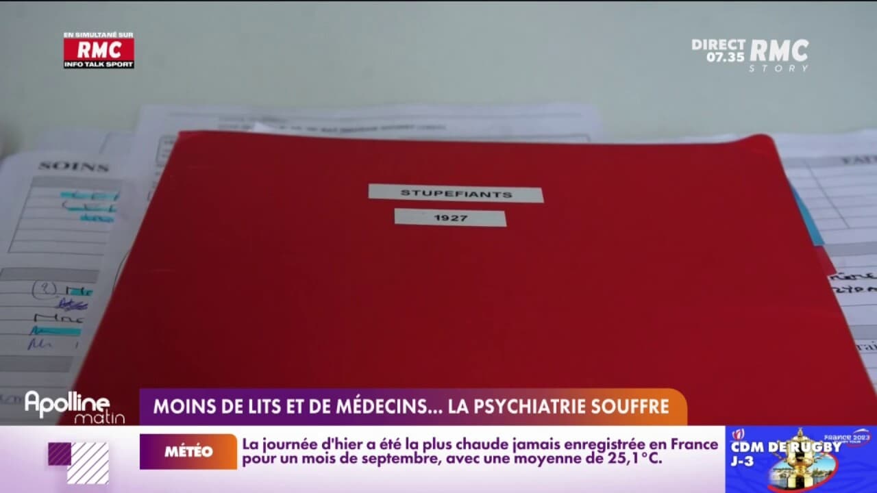 Psychiatrie : moins de lits et de médecins
