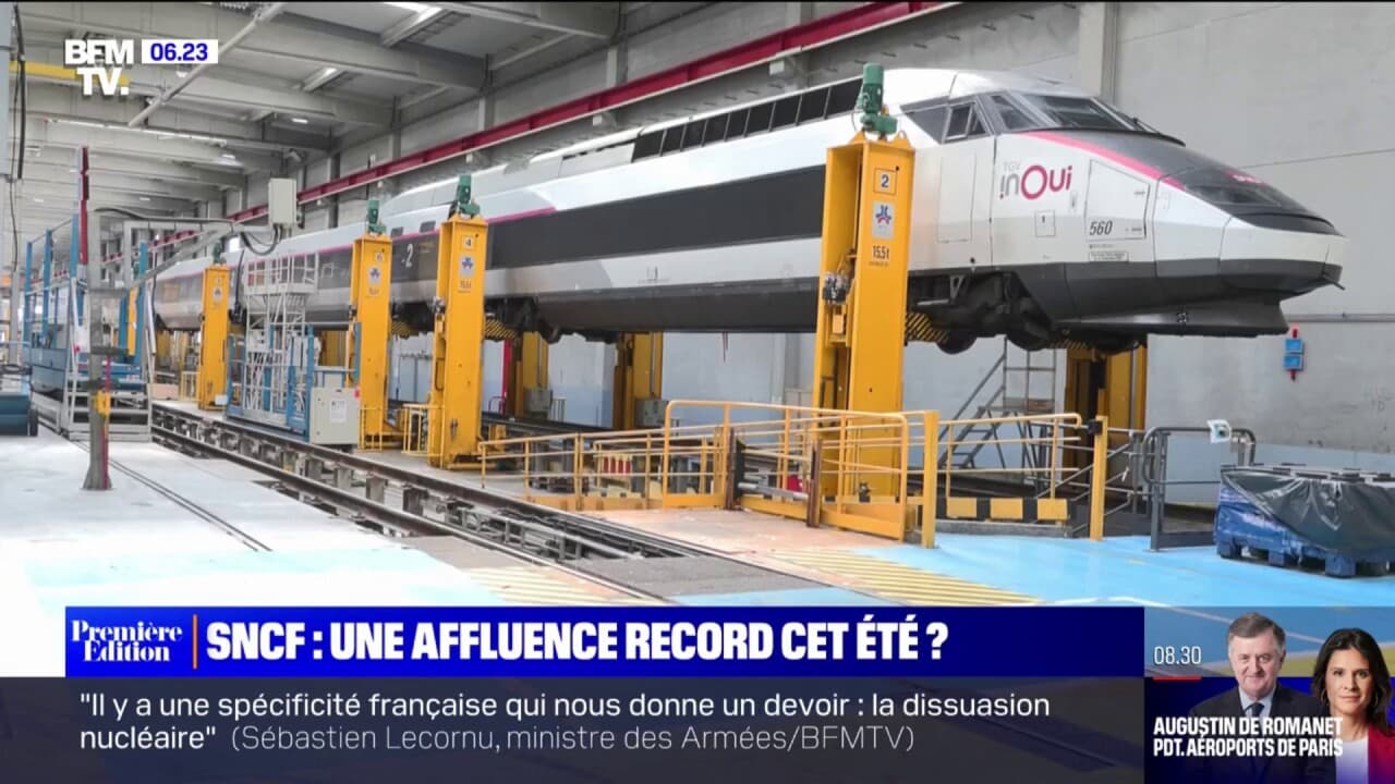 Comment la SNCF bichonne ses trains avant la forte affluence de l'été