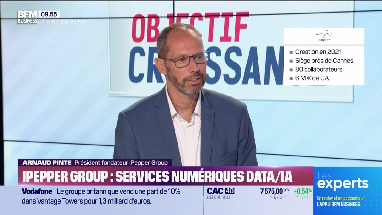 Arnaud Pinte (iPepper Group) : iPepper Group, services numériques Data/IA - 22/07