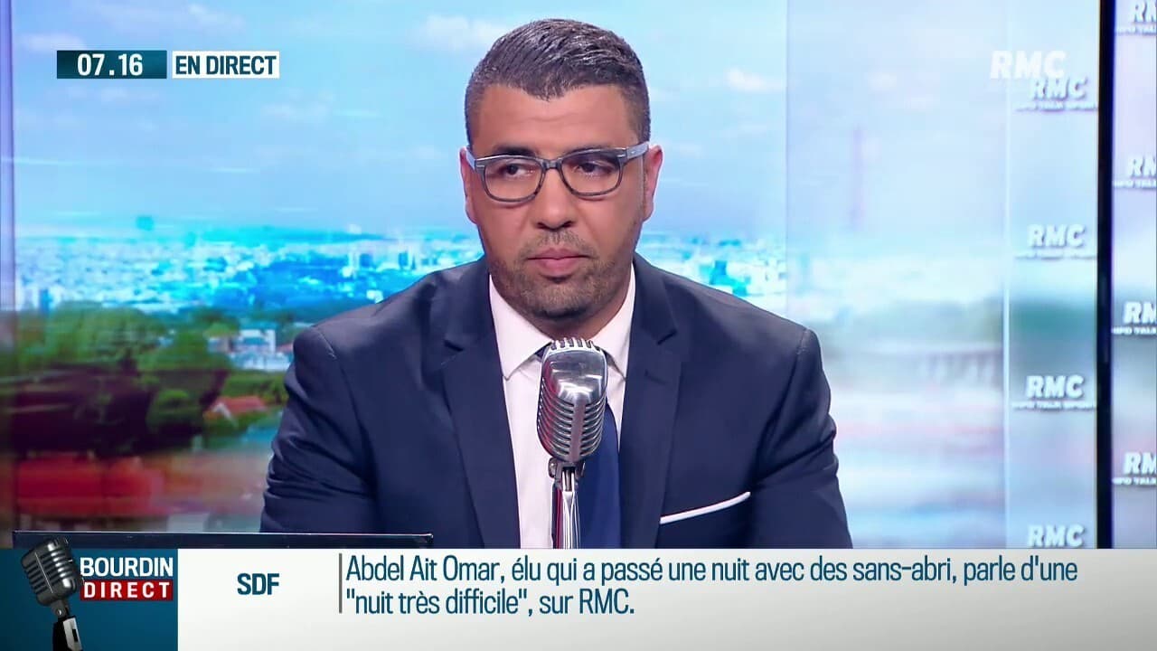 Abdel Aït Omar, un des élus qui a dormi à la rue avec des SDF, appelle ...