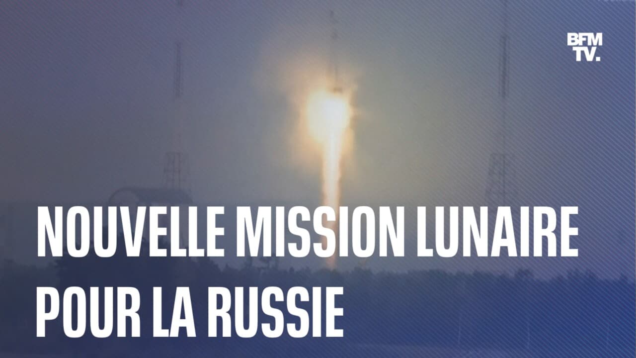 La Russie lance une nouvelle mission spatiale vers la Lune, la première ...