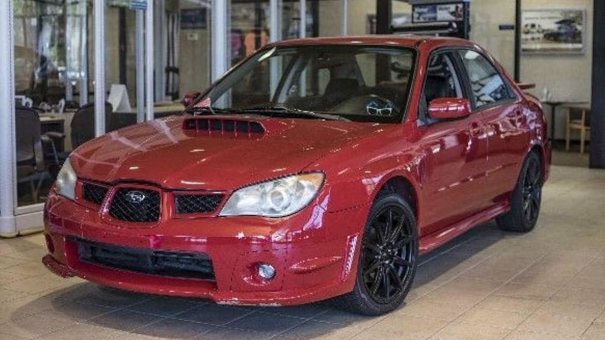 La Subaru rouge du film Baby Driver est à vendre