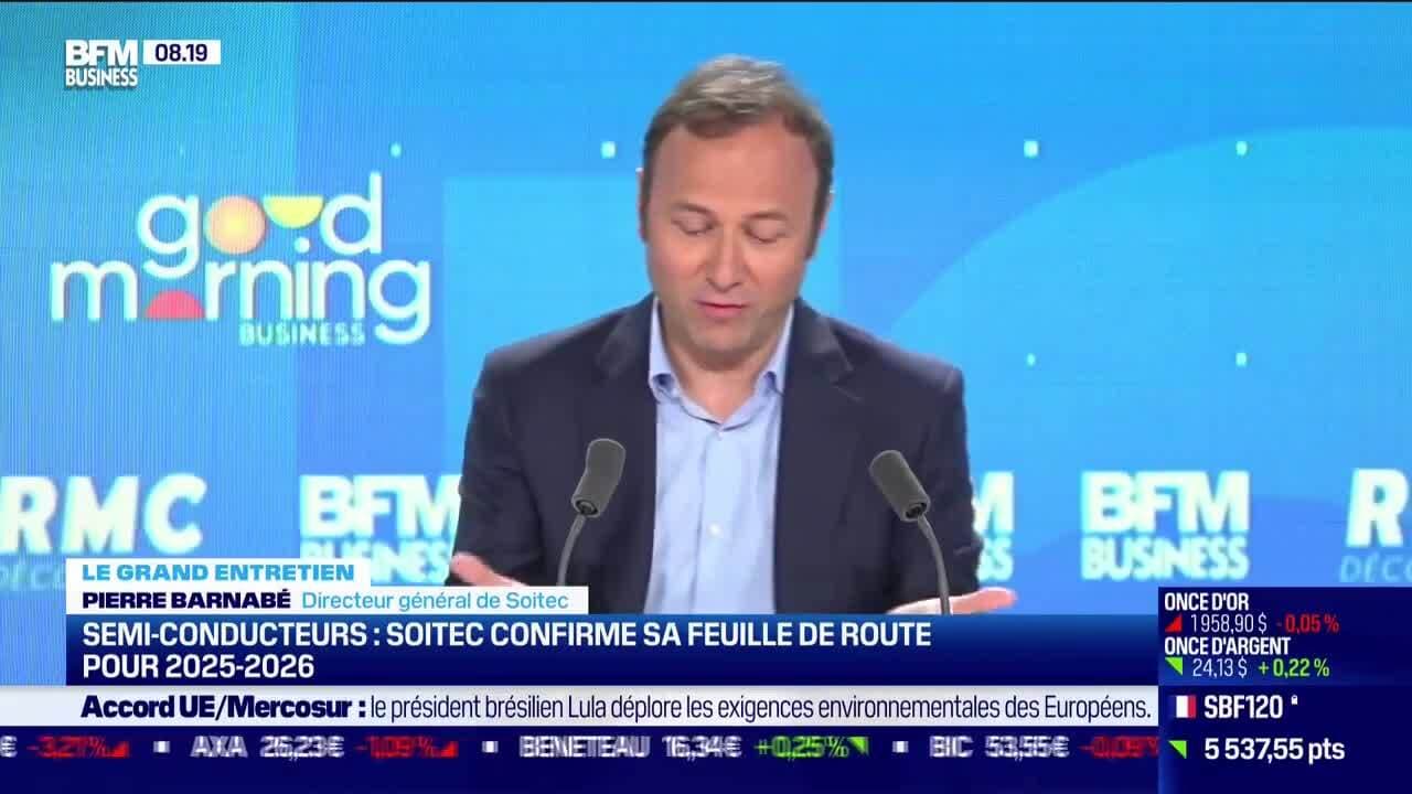 Pierre Barnabé, Directeur général de Soitec, est l'invité de Good ...
