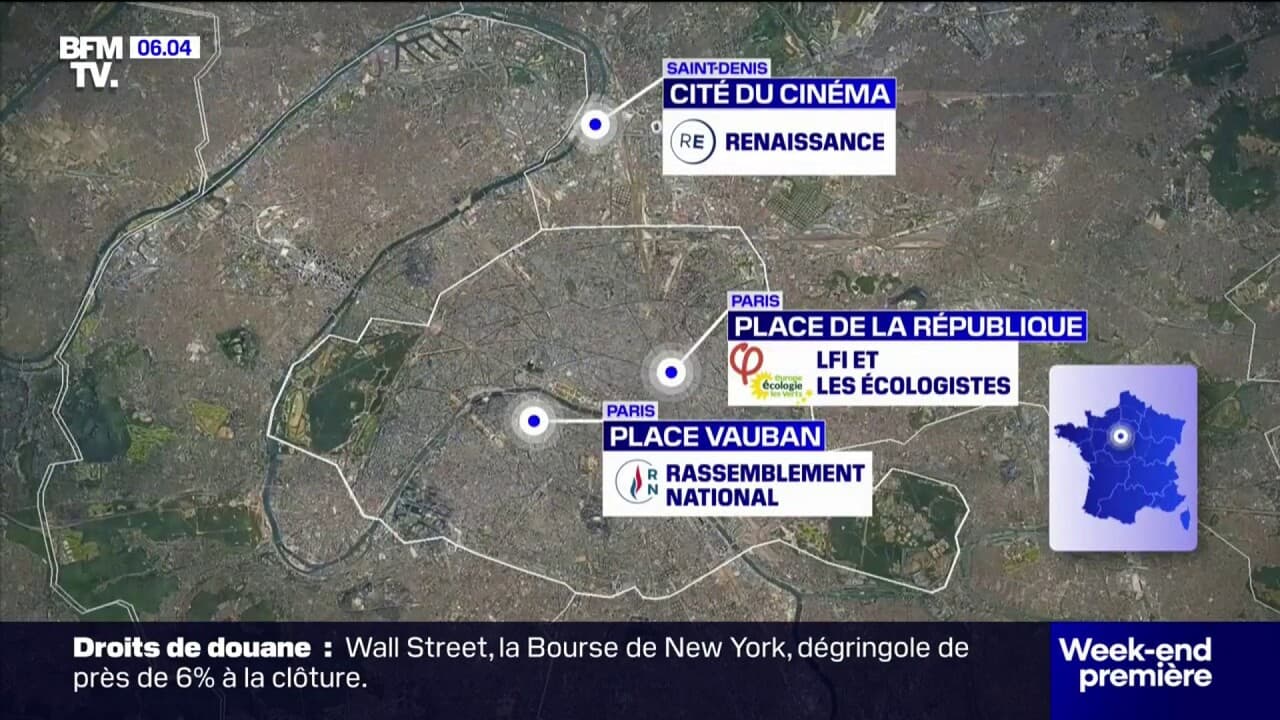 Meetings à Paris: un match à distance entre le Rassemblement national ...