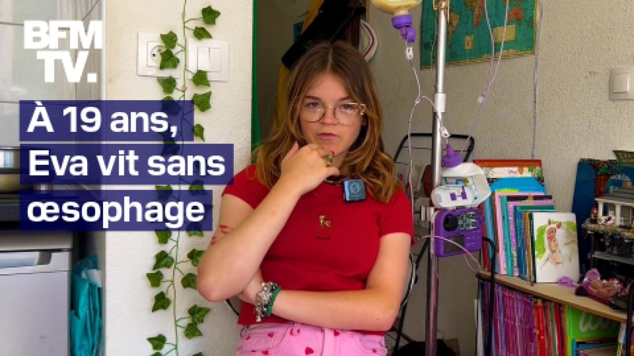 À 19 ans, Eva vit sans œsophage depuis 10 ans après une malformation de naissance