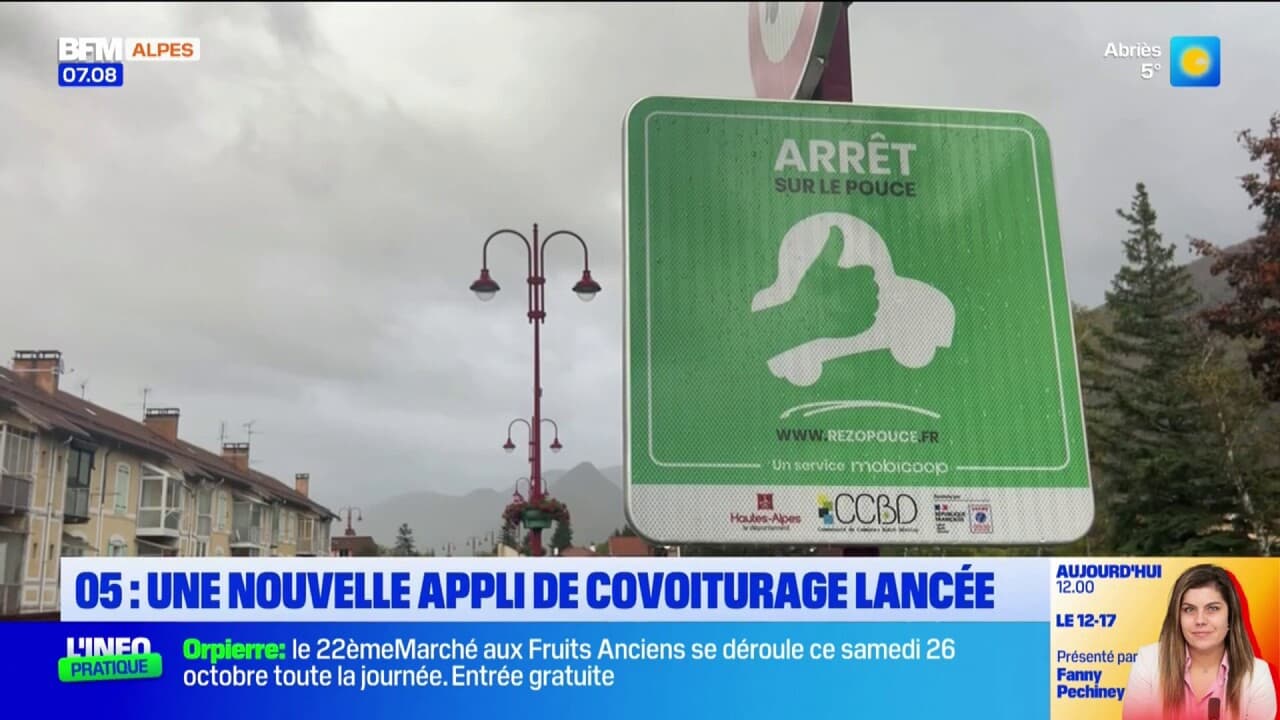 Hautes-Alpes: une nouvelle application qui promeut le covoiturage lancée