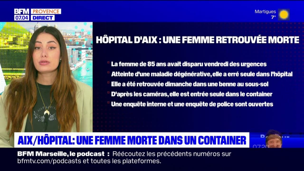 Aix-en-Provence: une femme de 85 ans disparue de l'hôpital retrouvée ...