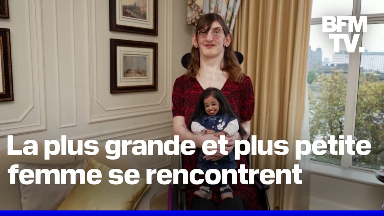 La plus petite et la plus grande femme au monde se rencontrent