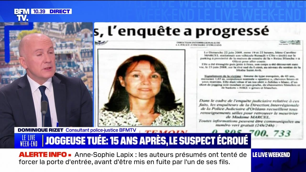 Joggeuse tuée : 15 ans après, le suspect écroué - 21/01 Joggeuse tuée : 15 ans après, le suspect écroué - 21/01