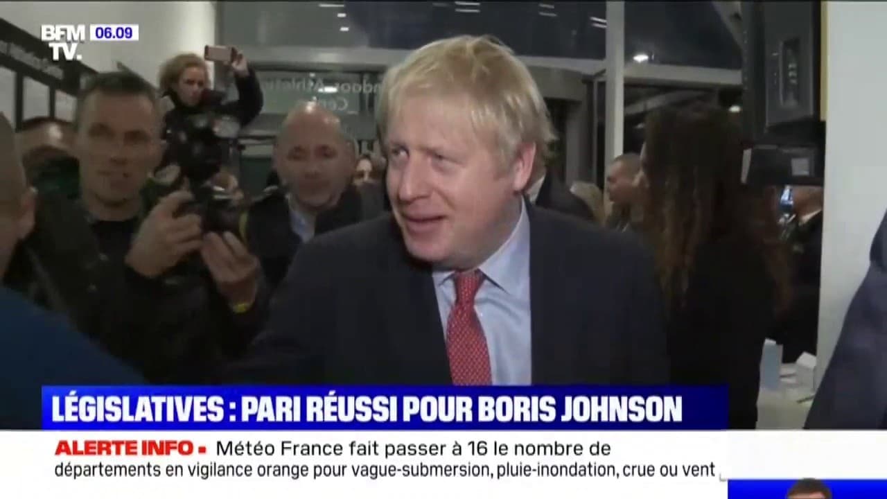Boris Johnson: "Il semble que la nation a donné au gouvernement ...