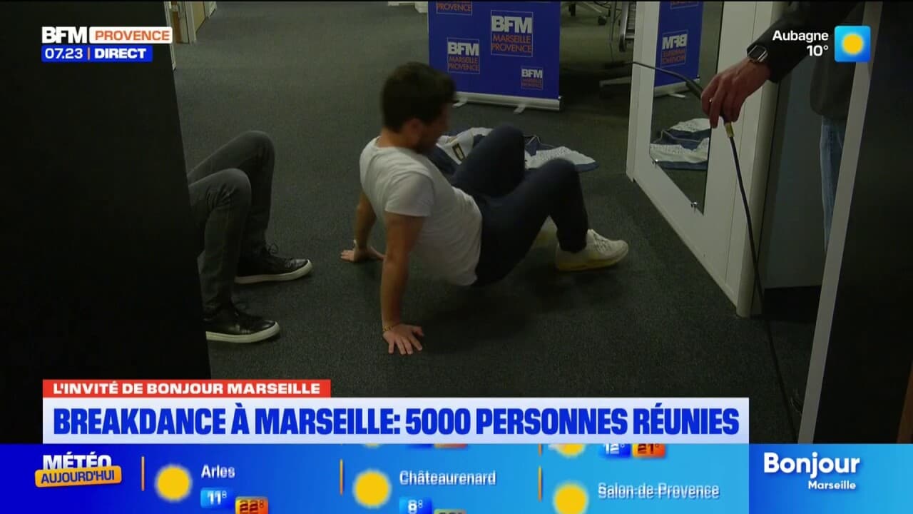 BFM Marseille s'initie au breakdance avec un ancien champion du monde ...