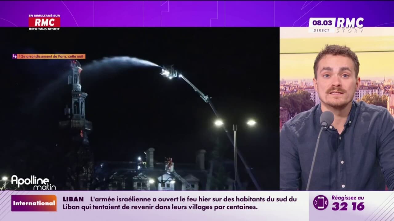 Incendie mairie du 12ème: 150 pompiers et une soixantaine d'engins ...